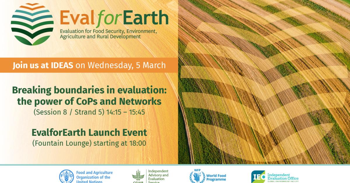 EvalForEarth events at the IDEAS Conference | EvalForEarth